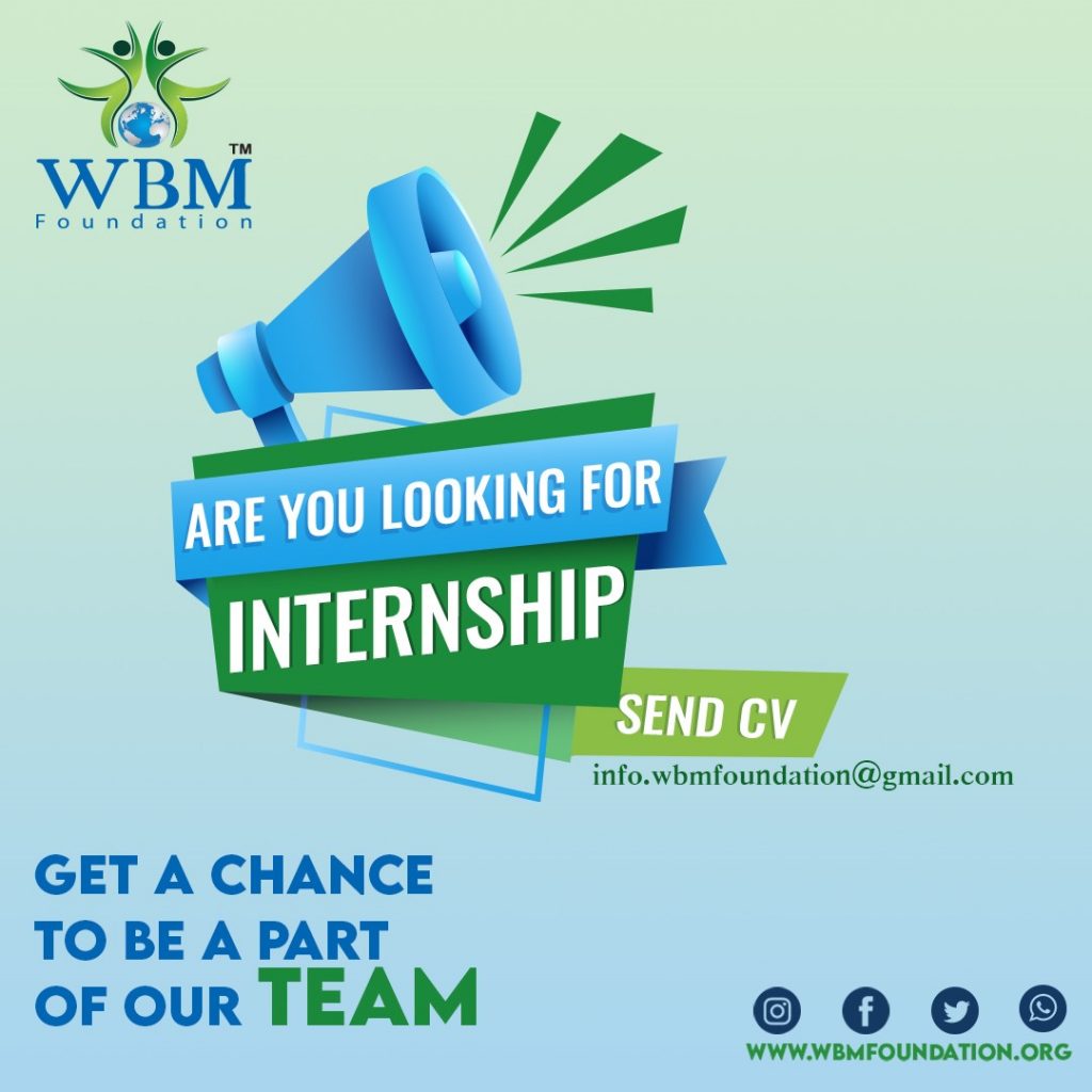 INVITATION FOR INTERNSHIP