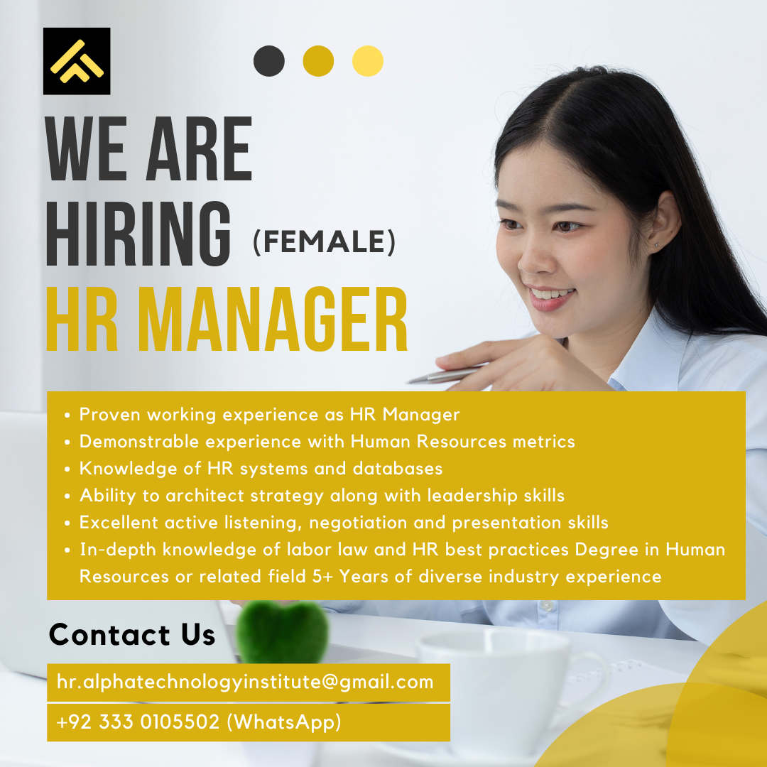 Hiring – HR Manager